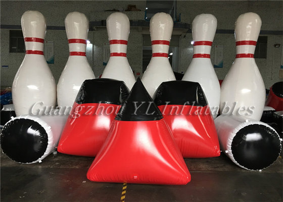 Inflatable Paintball Bunkers / Archery Bunkers With Bowling For Archer Tag