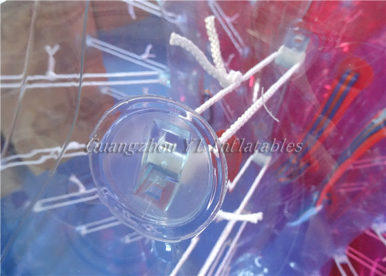 Half - Color 1.55m 0.8mm PVC Adult Bubble Ball Inflatable Soccer Bubble