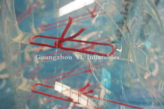 PVC Kids Bubble Ball With Red and Blue Dots Inflatable Body Bumper Ball