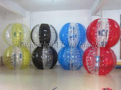 Adults TPU Bubble Ball White Inflatable Zorb Soccer