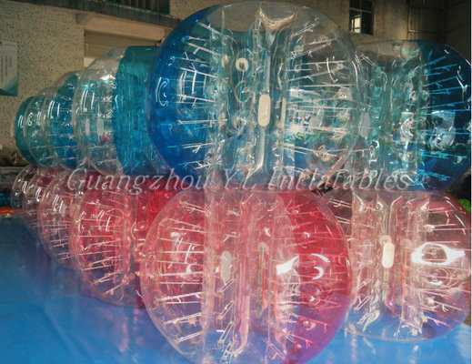 Custom Clear Adult Bumper Balls Inflatable Soccer Bubble For Water Park