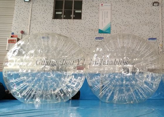 Transparent 2.8m x 1.8m Single Entrance TPU Inflatable Body Zorbing Ball