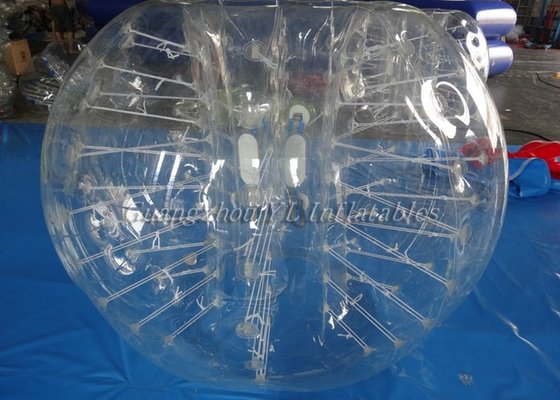 Full Transparent Human Inflatable Bumper Bubble Ball Soccer For Outdoor Games