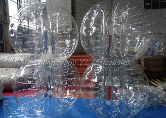 Transparent 1.25m Kids Bubble Ball Soccer / Bumper Balls For Fun