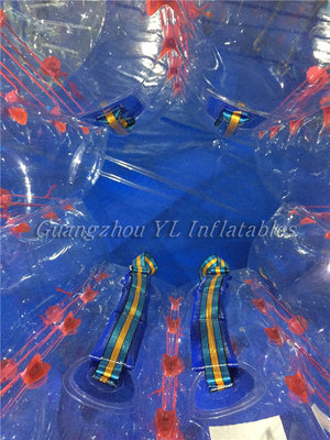 Colorful Buckles 1.55m  Sports Games Adult Bubble Ball , Funny Inflatable Bumper Ball