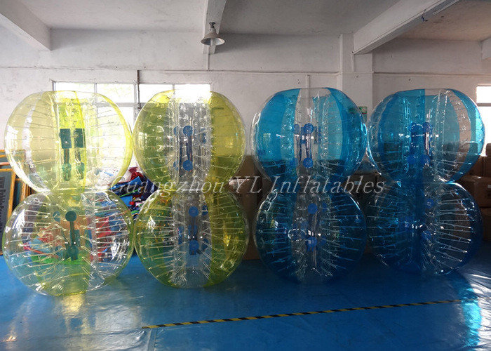 Outdoor Inflatable Garden Toys Colorful Zorb Ball Soccer Suit For Family