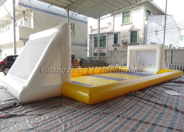 Inflatable Playground Pool Shaped Inflatable Soccer Pitch For Playing Centers