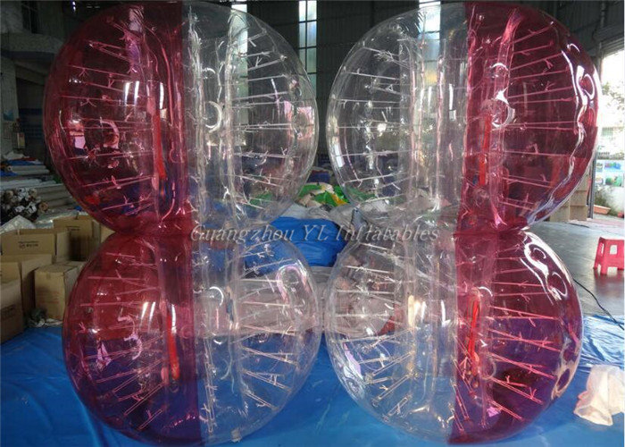 Professional Adult Bubble Ball / Adult Inflatable Games Bubble Suit Soccer