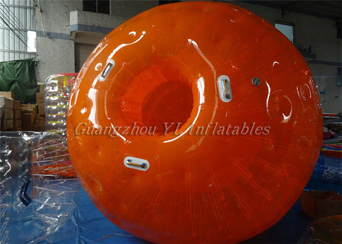 Full Orange Inflatable Zorb Ball Rolling Human Bubble Ball Suit  3.0m x 2.0m