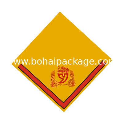 beer bottle neck aluminium foil labels square foil beer neck  label  for bottle 105*105 mm