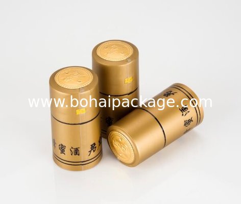 Wholesale hot sale PVC Shrink Sleeve Capsule for Olive Oil Bottle Cap