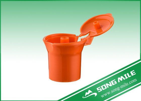 24mm,28mm  Orange   Useful Plastic Cap for Cosmetic Packaging supplier
