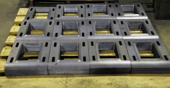 High Precision Laser Cut Steel Aluminum Sheet Metal Parts up to 16mm Thickness