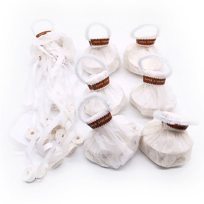 Boomwow 6m No Mess Paper Party Throw Streamers with Handle-White supplier