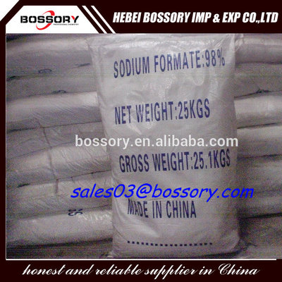 Leather tannery SALTS OF formic acid SODIUM FORMATE 95% /SODIUM FORMATE 92%