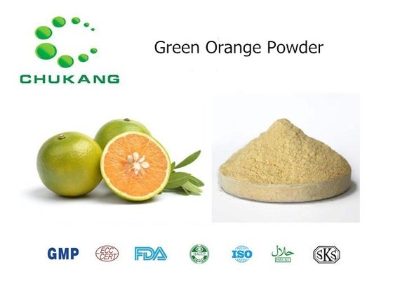 Organic Herbal Plant Green Orange Powder Citrus Aurantium Use For Snack Seasoning