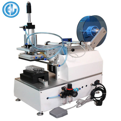Semi Automatic Flat Surface Labeling Machine , Plane Label Applicator