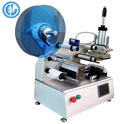 Semi Auto Bottle Labeling Machine , Adhesive Manual Label Applicator 