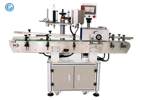 Automatic Water Bottle Labeling Machine , Round Label Applicator Machine