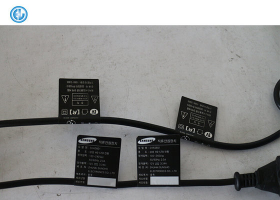 Folding Electrical Cable Labelling Machine , Flat Surface Labeling Machine 