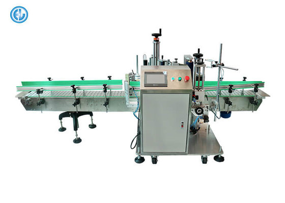 Blend Oil Full Automatic Labeling Machine , Bottle Bucket Label Applicator