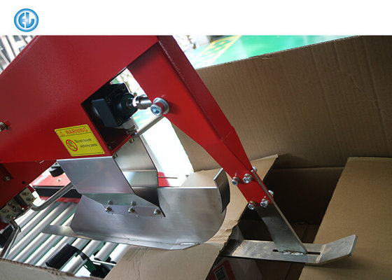 Semi Automatic Sleeve Labeling Machine Wine Carton Sealing High Efficient