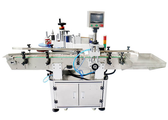Ronde Plastic Glasfles Etiketteringsmachine hl-t-401 met Overzee Serive-Etiket het Kleven Machine