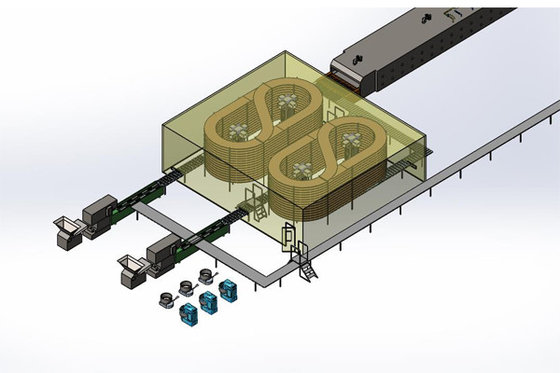 Bakery Industrial Tunnel Ovens Two Trays For Baking Pizza Biscuits