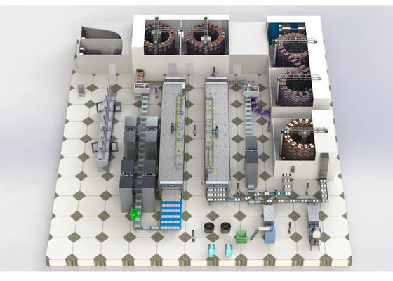 Automatic Commercial Hamburger Bread Making Production Line Machines