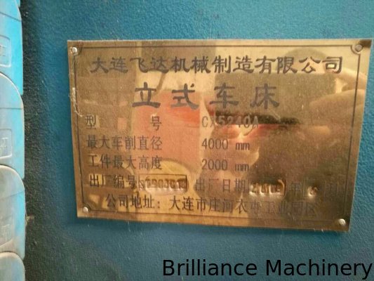 Used Dalian Feida CX5240A Vertical Lathe