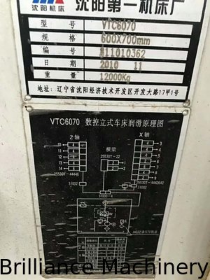 2010 SMTCL VTC6070 CNC Vertical lathe