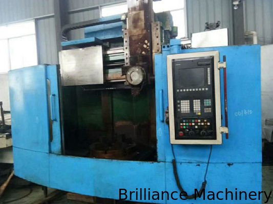 2004 Used QIQIHAR CK518Hx8 CNC high speed single column Vertical Lathe