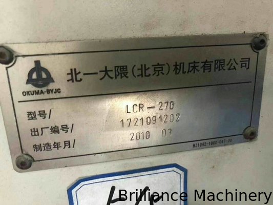 2010 Okuma Beijing LCR-270 CNC Slant Lathe