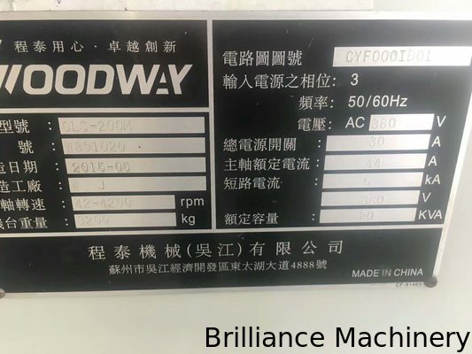 2015 Taiwan Croodway GLS200M Turning-Mill Machine Center