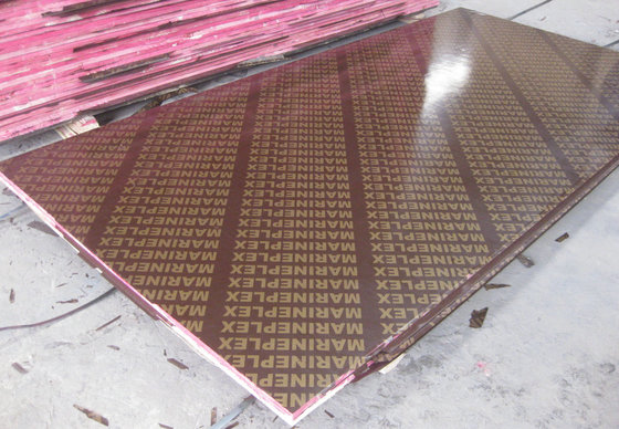 Brown Poplar and Hardwood Phenolic Film Faced Plywood with WBP / Melamine Glue