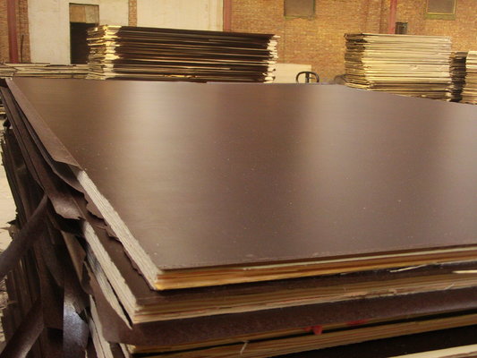 Waterproof Brown Film Faced Plywood / Shuttering Plywood Sheets with Hardwood Core