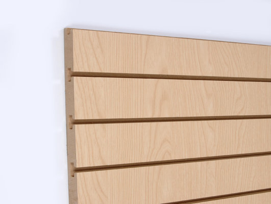 Grooved Slotted medium density fiberboard Slatwall 1220 x 2440 x 18mm
