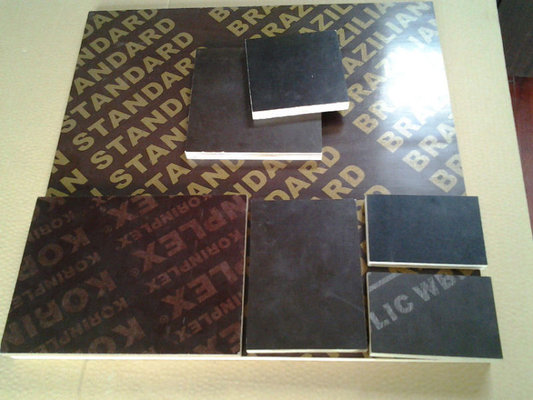Melamine Glue Brown Film Faced Plywood 12mm - 21mm For Construction