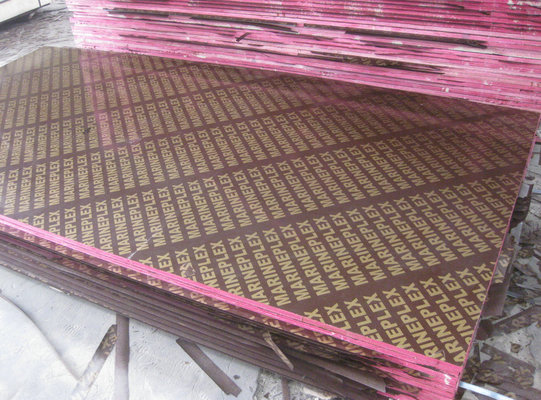 Poplar Phenolic Melamine Faced Plywood Glue 12mm - 21mm high strength