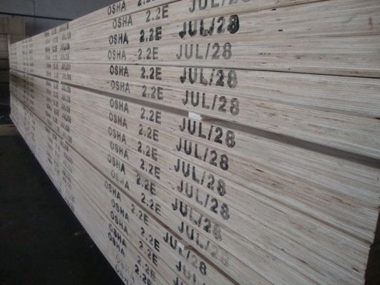 Phenolic Glue LVL Lumber Radiate Pine  LVL Scaffold Plank OSHA Scaffold For Construction