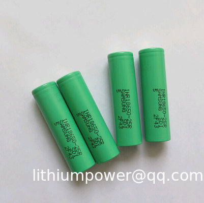 korea Samsung  batteries 18650 25R original cylindrical lithium battery 20A for medical lighting