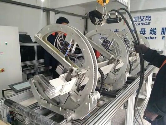 Busbar Fabrication Machine For Compact Busbar Clamp And Clinching