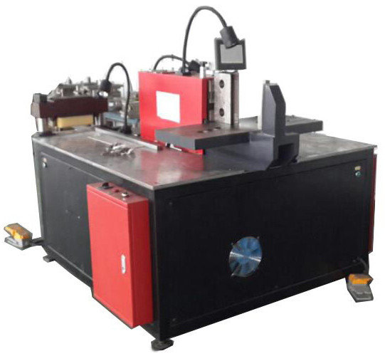 Three In One Copper Bar Cutting Bending Punching Machine PLC Control