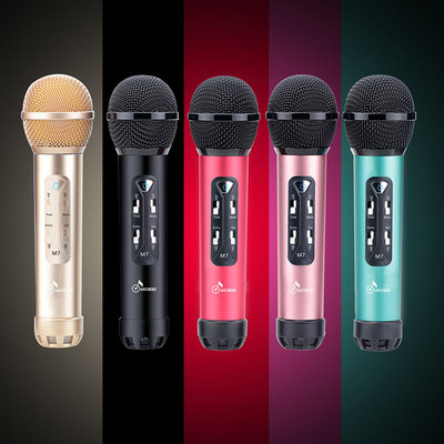 2017 new USB Microphone KTV Karaoke Handheld Mic Speaker Wireless Microphone
