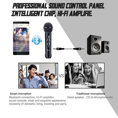 2017 new USB Microphone KTV Karaoke Handheld Mic Speaker Wireless Microphone