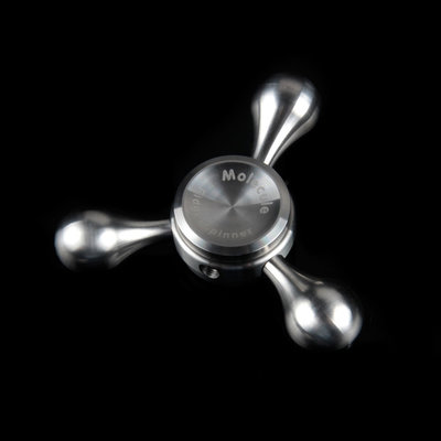 2017 Release Stress Fidget Toys Stainless steel Molecule Metal Hand spinner For 3-5 minutes