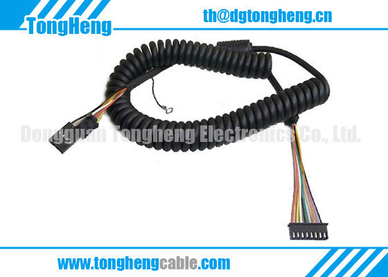 China Highly Resilient Flex Spiral Power Cable Cord supplier