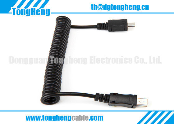 China Automotive Engine Data Transfer Spiral Power Cord supplier