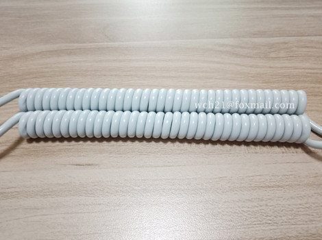 China UL20317 PUR Robotic Elastic Spiral Cable supplier