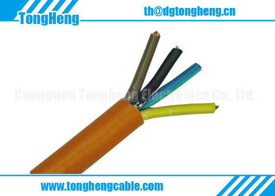 Tear and Coolant Resistant Flexible Coloured Coded Conductors Customized PUR Cable supplier